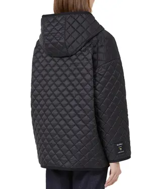 Max Mara Diamond Quilted Hooded Jacket