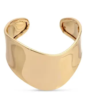 Ettika Smooth Cuff Bracelet - Gold