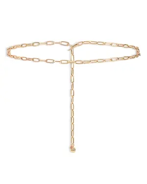 Ettika Paperclip Chain Belt - Gold