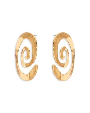 Ettika Aura Swirl Drop Earrings