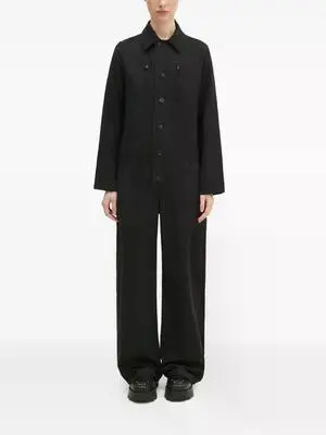 Y3 Long Sleeve Jumpsuit - Black