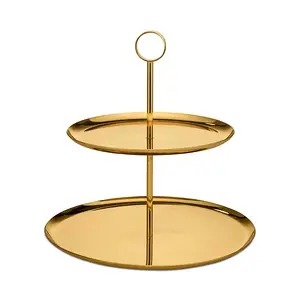 Aerin Sintra Two-tiered Stand - Brass