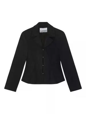 GANNI Notched-lapels Blazer