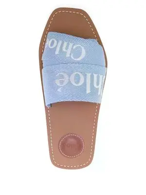 Chloé Logo-detail Flat Slides
