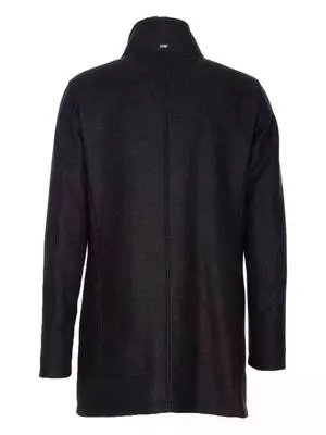 Herno High-neck Coat With Shearling Collar