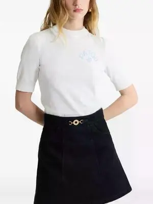 PATOU Bow-detail Cropped Sweater