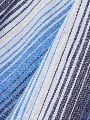LEMLEM Mita Striped Cotton-gauze Blouse