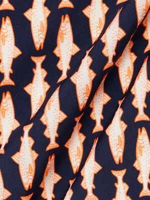 La DoubleJ Printed Halterneck Swimsuit