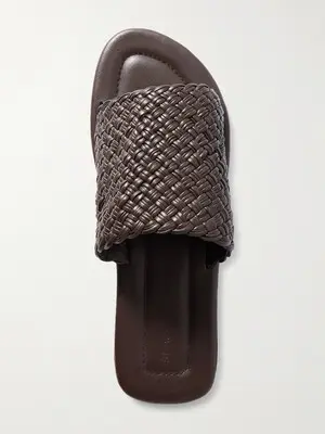 ST. AGNI Woven Leather Sandals