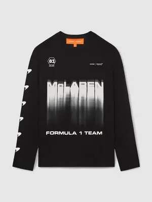 REISS X Mclaren F1 Team Silverstone Long Sleeve T-shirt