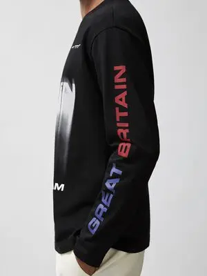REISS X Mclaren F1 Team Silverstone Long Sleeve T-shirt
