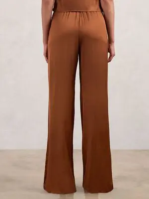 Good American Satin Wide-leg Trousers