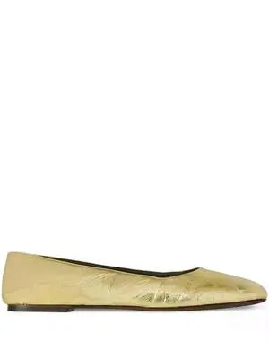 The Row Metallic Flats For Women