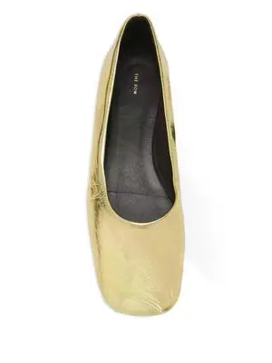 THE ROW Metallic-effect Ballerinas