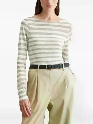 Marc O'polo Striped Long-sleeve T-shirt - Grey