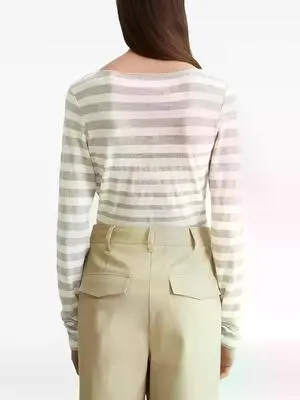 Marc O'polo Striped Long-sleeve T-shirt - Grey