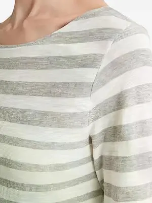 Marc O'polo Striped Long-sleeve T-shirt - Grey
