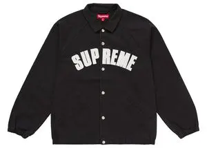 Supreme Arc Denim Coaches Jacket Ss25 - Black