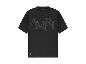 Amiri Staggered Logo Tee Shirt