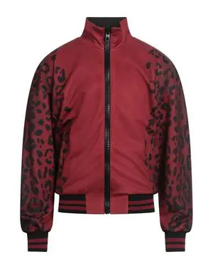 Dolce & Gabbana Leopard Print High Neck Track Jacket