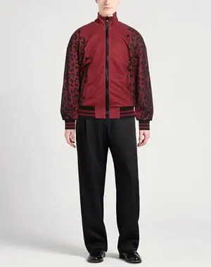 Dolce & Gabbana Leopard Print High Neck Track Jacket