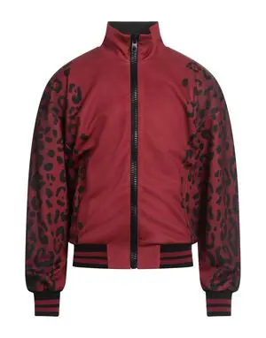 Dolce & Gabbana Leopard Print High Neck Track Jacket