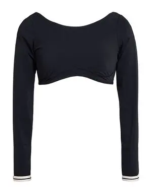 Palm Angels Knit Trimmed Crop Top