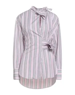 MSGM Cotton Poplin Bow Blouse
