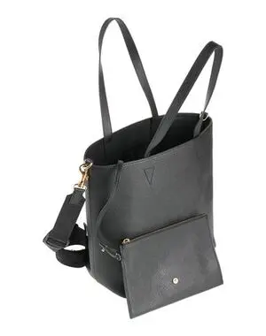 Versace Shopper Bag In Pebbled Calfskin