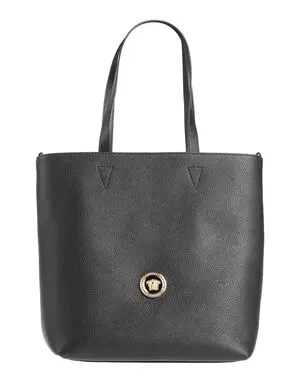 Versace Shopper Bag In Pebbled Calfskin