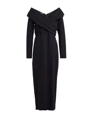 Emporio Armani Viscose Blend Maxi Dress