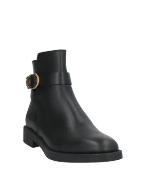 TOD'S Leather Ankle Boots - Black