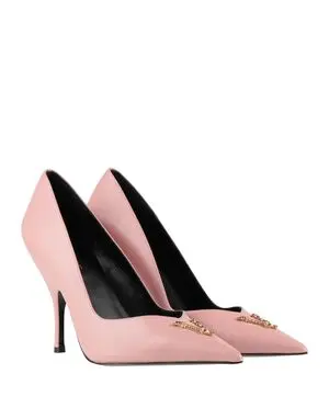 Versace Pumps In Calfskin With Appliqués