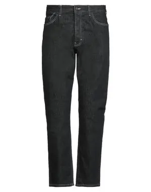 Karl Lagerfeld Straight-leg Jeans With Embroidered Logo