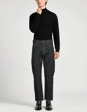 Karl Lagerfeld Straight-leg Jeans With Embroidered Logo