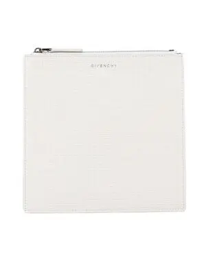 Givenchy Textured Calfskin Pouch White