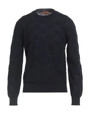 Missoni Sweater In Wool And Viscose - Midnight Blue