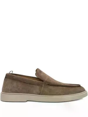 Officine Creative Suede Loafers - Brown