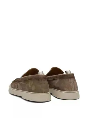 Officine Creative Suede Loafers - Brown