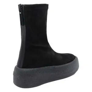 VIC MATIE Platform Booties - Black