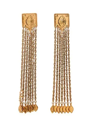 Chloé The Amulet Drop Earrings - Gold