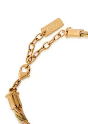 Chloé Logo Plaque Bracelet