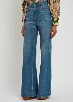 Chloé High-rise Flared-leg Jeans