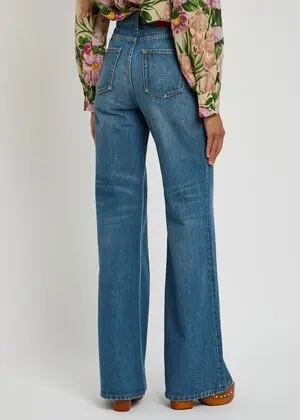 Chloé High-rise Flared-leg Jeans