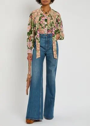 Chloé High-rise Flared-leg Jeans