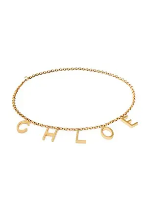 Chloé Letters Belt - Gold