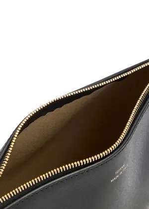 TOTEME Bevel Leather Top Handle Bag - Black