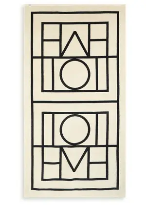 TOTEME Monogram-jacquard Beach Towel