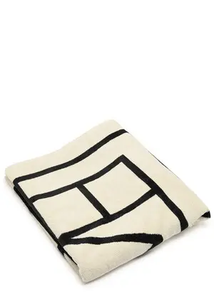 TOTEME Monogram-jacquard Beach Towel