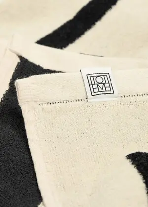 TOTEME Monogram-jacquard Beach Towel